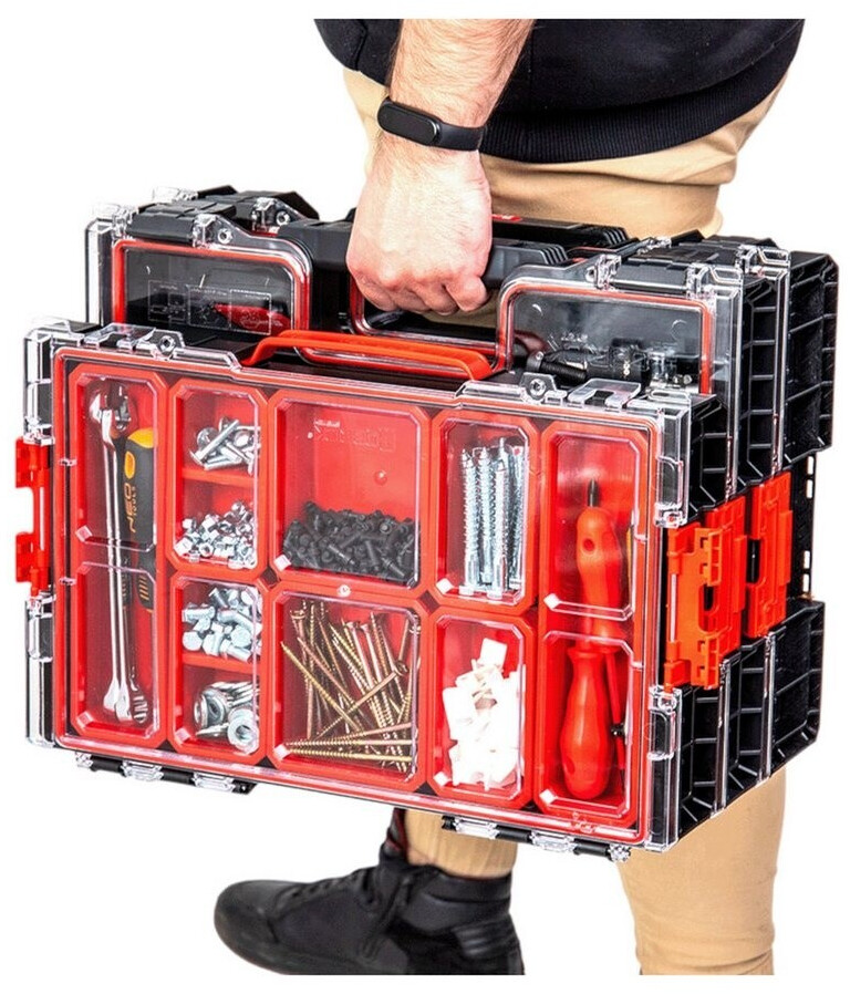 Toolbrothers Sortimentskasten RHINO L Organizer ECO 452 x 296 x 79 mm ...