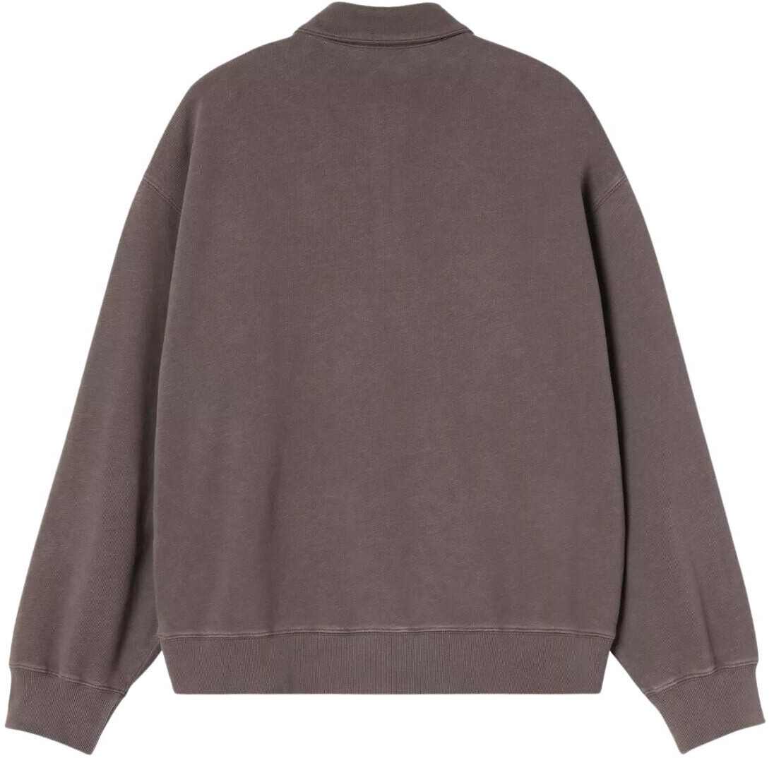 Carhartt Harper Polo Half-Zip Sweatshirt Garment Dyed (I036893.47.GD ...