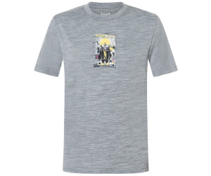 Super Natural Crazy Mouse Tee Merino Shirt cashmere grey melange ...