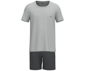 Joop! Pyjama-Oberteil mit Kontrastkragen / Shorty mit ...