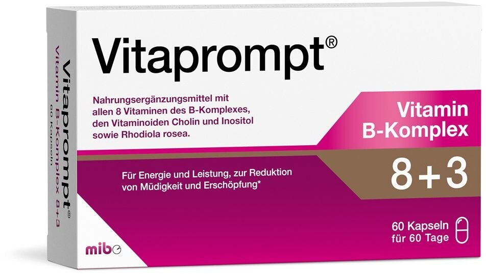Mibe Vitaprompt Vita B-Komp 8+3 60 St ab 11.98 € | Vergleiche 31 ...