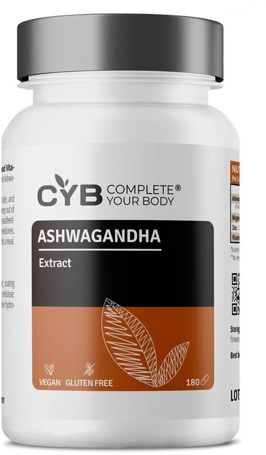 MedGoNET Ashwagandha hochdosiert mit Magnesiumglycinat Vitamin B6 und ...