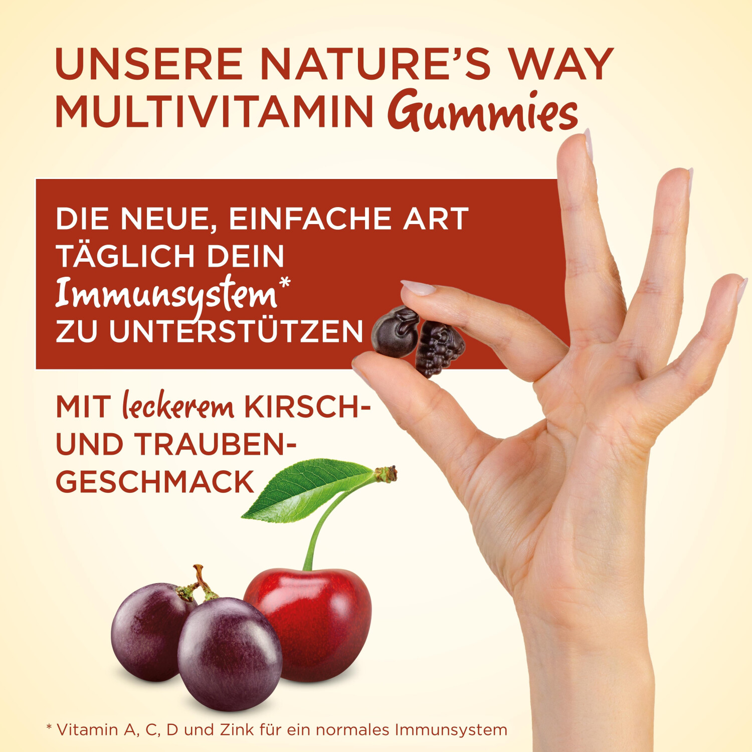 Nature's Way Immun Multivitamin Gummies – Vitamin A C D3 & Zink ...