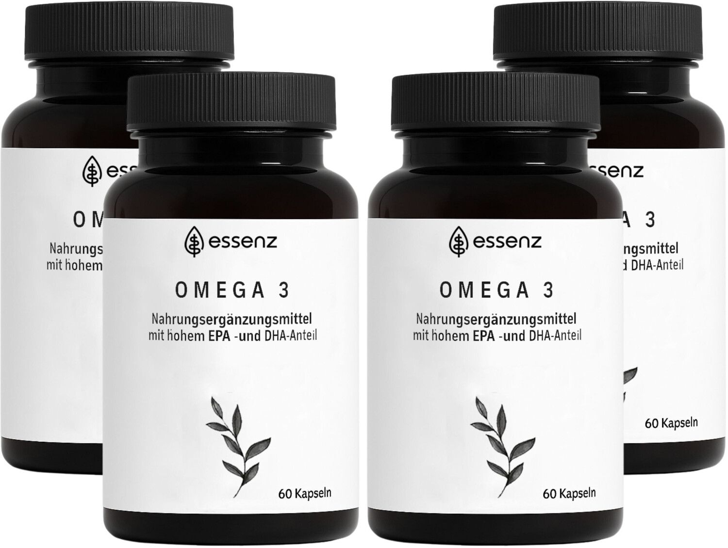 essenz Essenz Omega 3 Kapseln - Hochkonzentriertes EPA & DHA aus ...