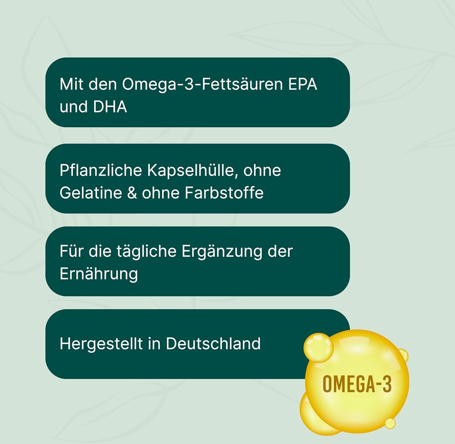 essenz Essenz Omega 3 Kapseln - Hochkonzentriertes EPA & DHA aus ...