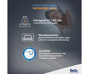 BeCo Double Deluxe 20 90x200cm ab 122.35 € | Vergleiche 4 Angebote auf ...