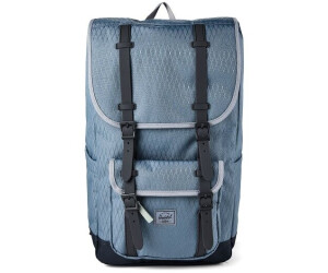 Herschel Little America Backpack (11390) blue melange diamond/sea storm ...