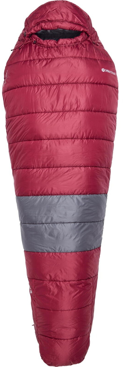 Marmot Trestles Elite Eco 50 (198 cm - Long, Zip left) Cosmos Red ...