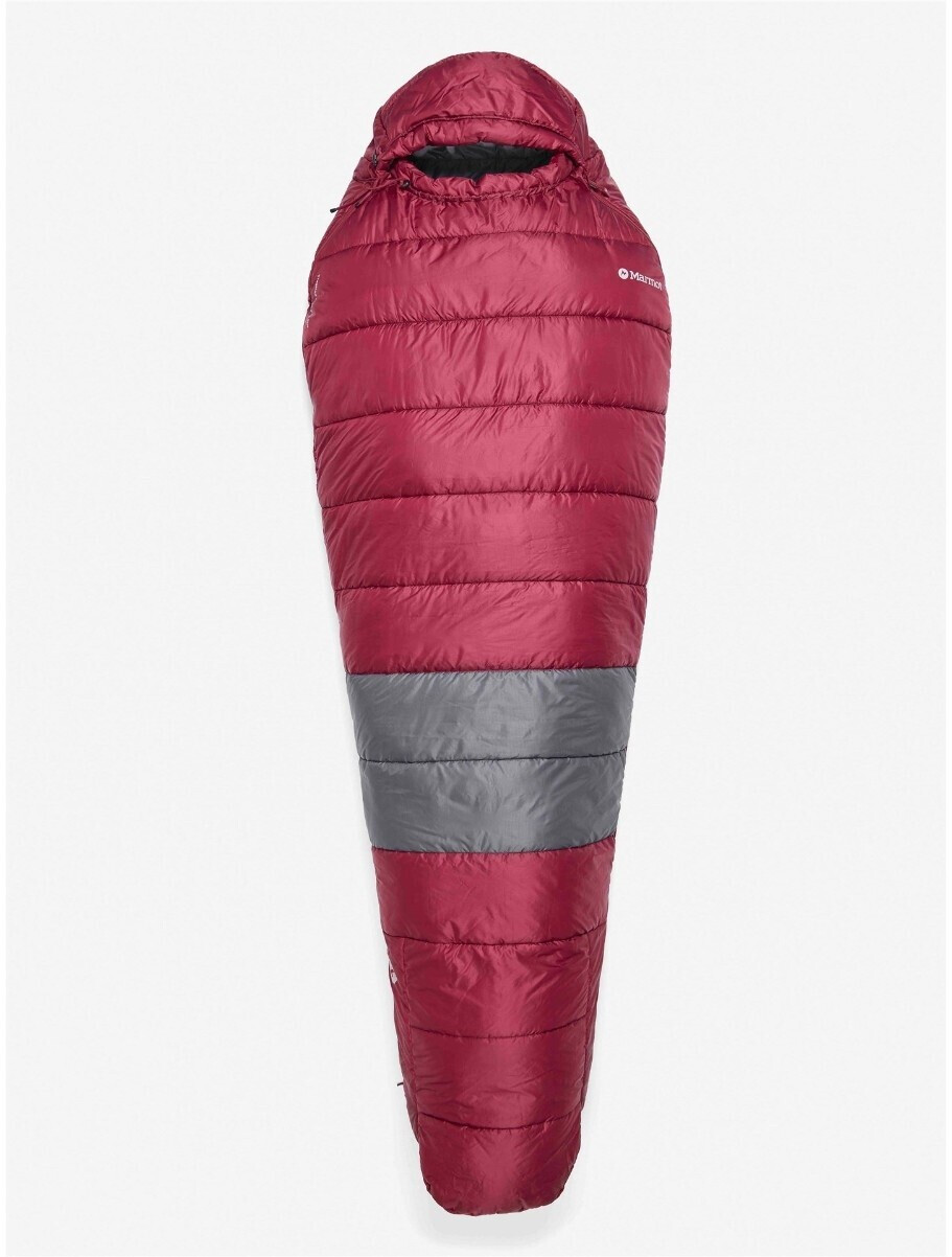 Marmot Trestles Elite Eco 50 (198 cm - Long, Zip left) Cosmos Red ...