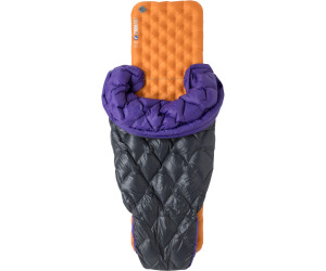 Big Agnes Fly Creek UL Zip Quilt (Long - 198 cm) Asphalt / Royal Purple ...