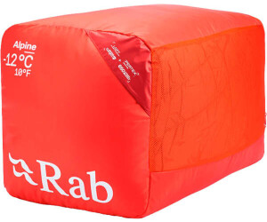 Rab Alpine -12C / 10F (Regular - 185 cm, Zip left) Dark Horizon ...