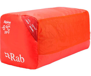 Rab Alpine -6C / 20F (Long - 200 cm, Zip left) Dark Horizon / Tuscan ...
