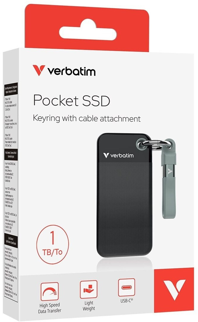 Verbatim Pocket SSD ab 187.23 € | Vergleiche 2 Angebote auf idealo.de
