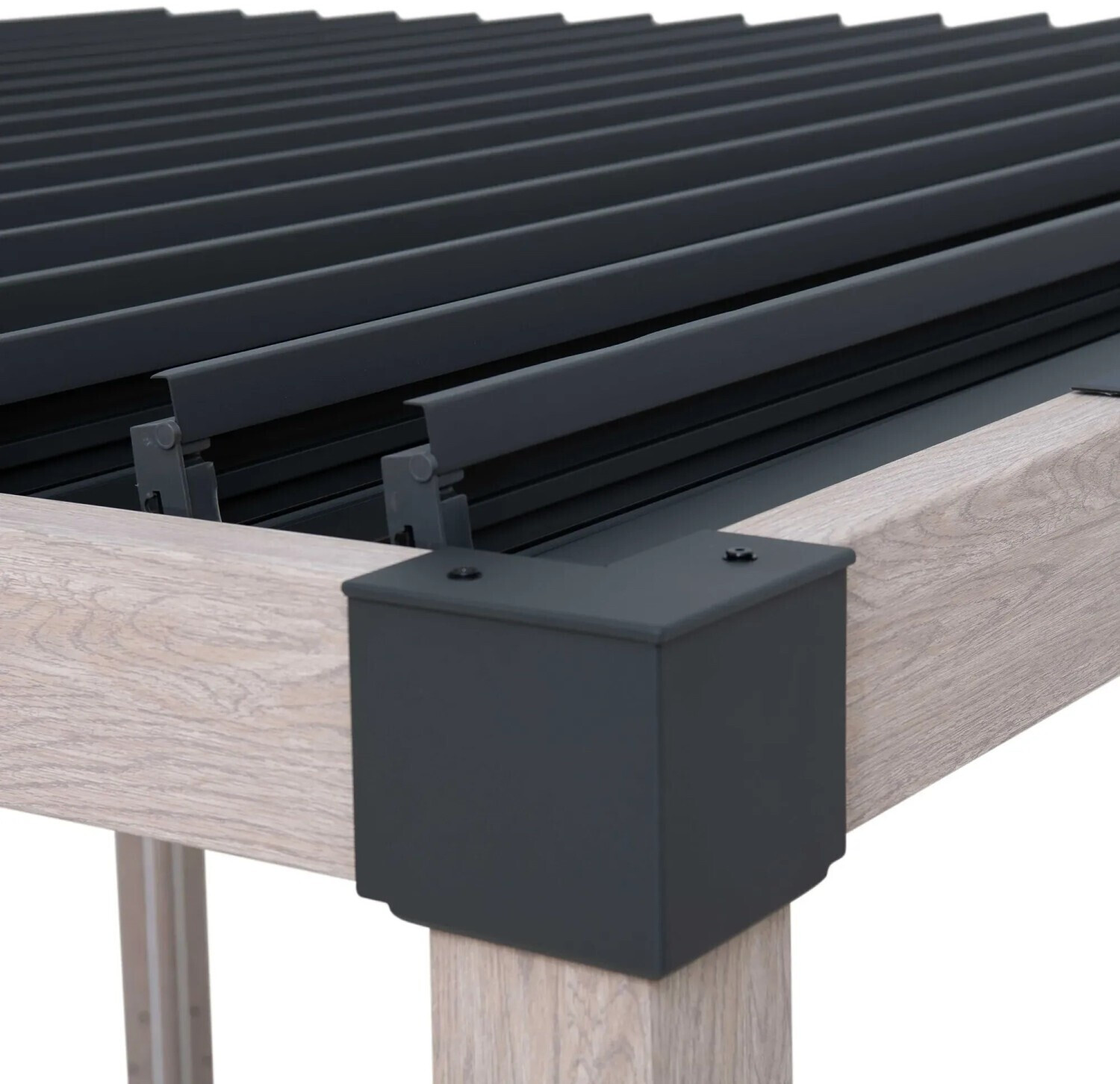 Sunjoy Solar LED Louvered Pergola Anthracite 3x3m ab 2274.54 ...