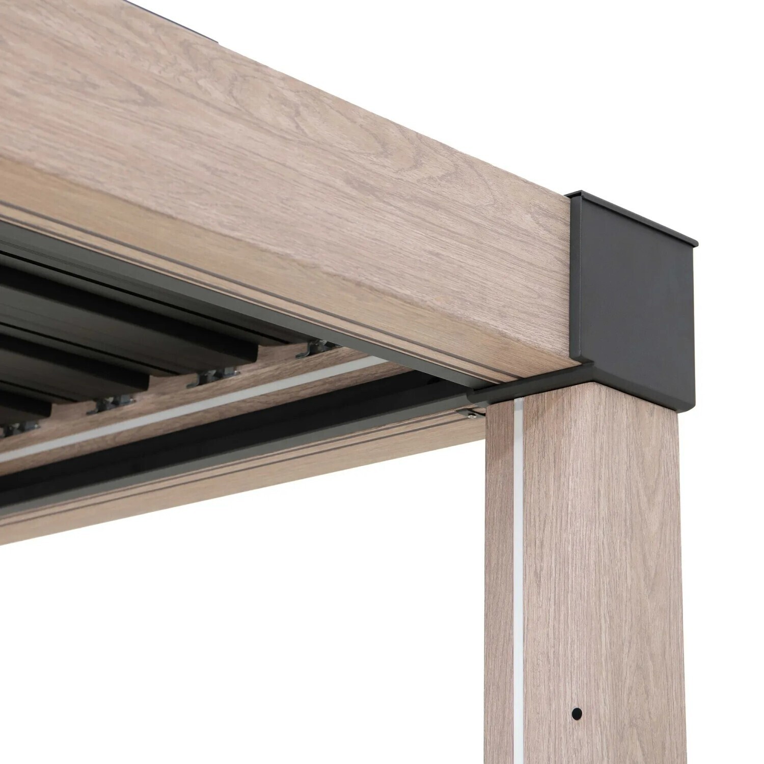 Sunjoy Solar LED Louvered Pergola Anthracite 3x3m ab 2274.54 ...