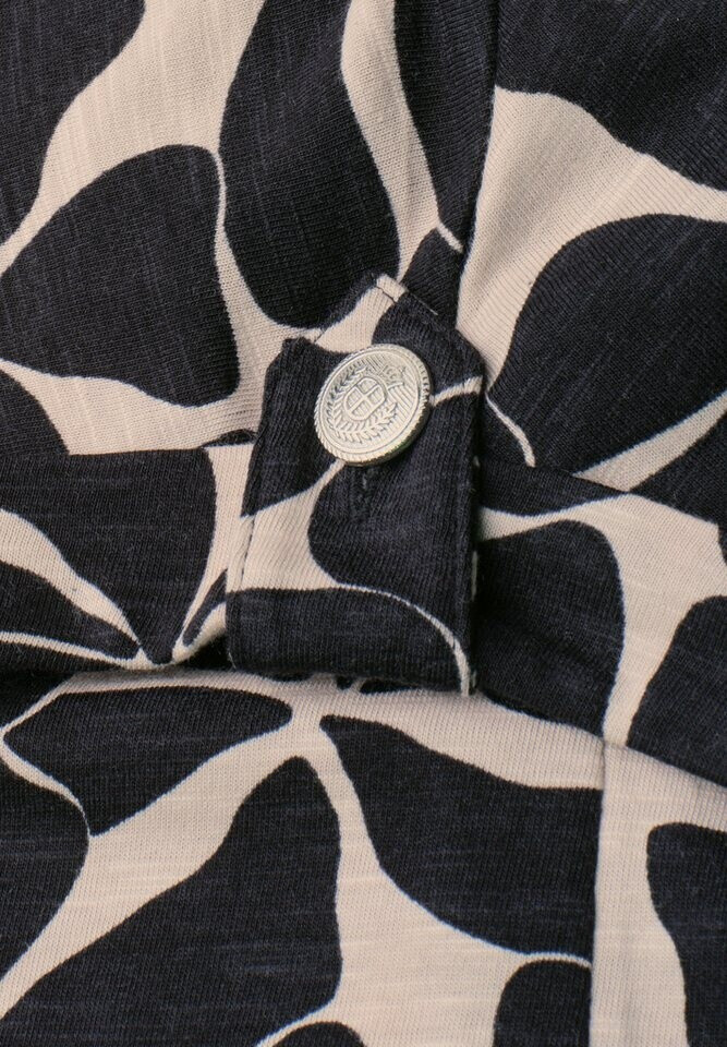 Street One Frauen Dropped Shoulder Shirt mit Muster in Schwarz Gr ...