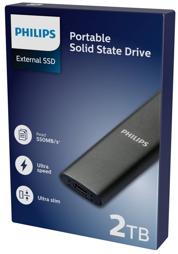Philips Portable SSD 2TB (FM02SS031P/00) ab 199.95 € | Vergleiche 4 ...
