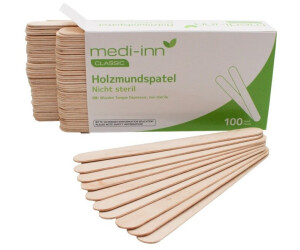 Medi-Inn Mundspatel aus Holz 100 Stück ab 1.89 € | Vergleiche 4 ...