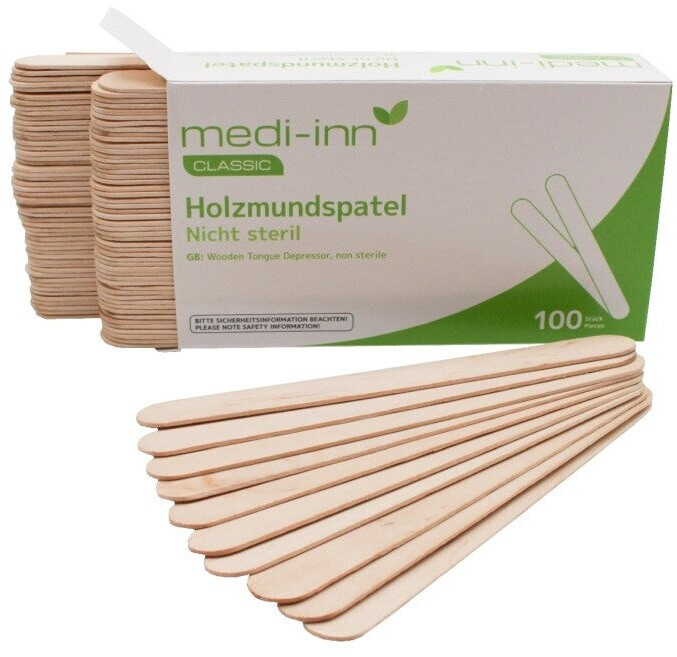 Medi-Inn Mundspatel aus Holz 100 Stück ab 1.89 € | Vergleiche 4 ...