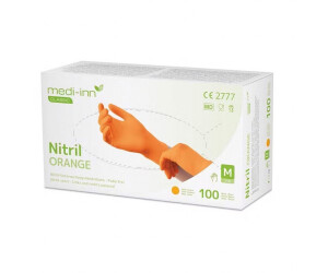 Medi-Inn Nitril Orange Einmalhandschuhe puderfrei XL / 100 Stück ab 5. ...