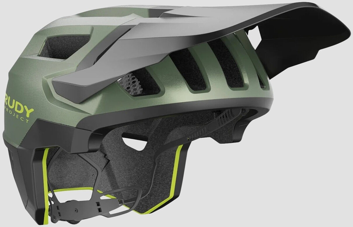 Rudy Project Terraform DownhillHelmet Metal Olive/Black/Acid Green ...