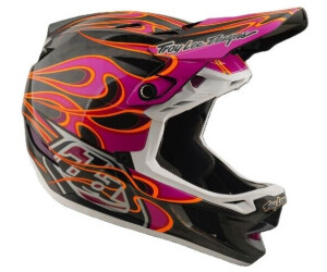 Troy Lee Designs D4 Carbon DownhillHelmet Torched Carbon/Magenta ab 523 ...