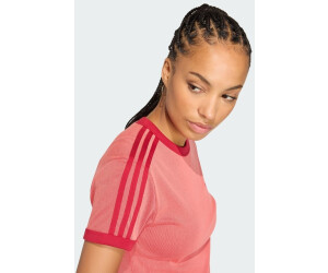 Adidas HEATHER 3-STREIFEN CALI T-SHIRT Team Victory Red / Preloved ...
