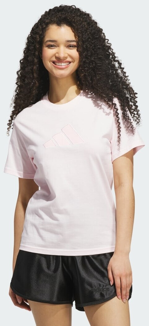 Adidas SATIN-FILLED LOGO GRAFIK T-SHIRT Distilled Pink (KS2289) ab 25 ...