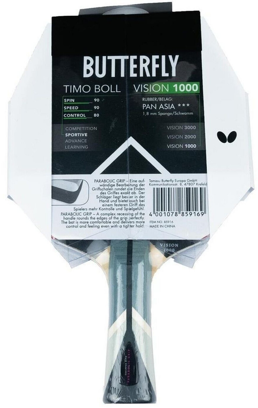 Butterfly 1x Timo Boll Vision 1000 + 3x 40+ 3*** (85811) ab 55.99 ...
