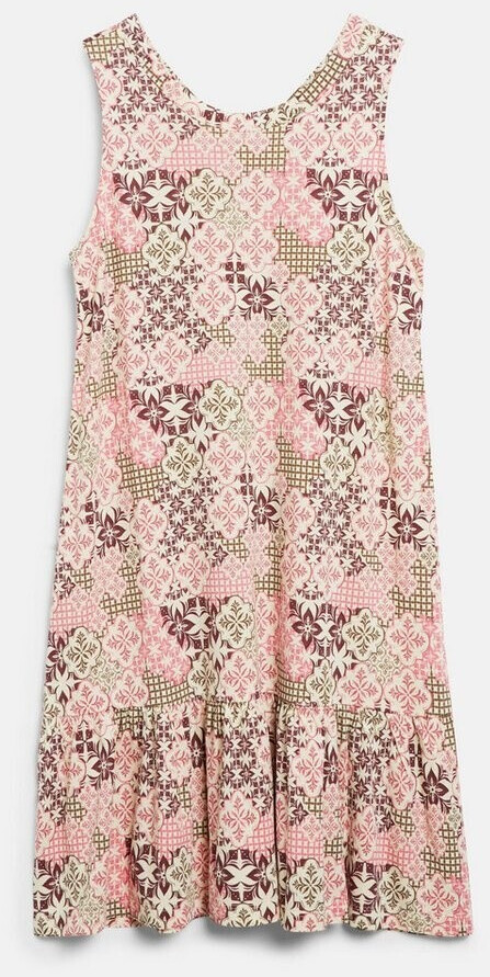 s.Oliver Jersey-Kleid im Relaxed Fit mit Rücken-Detail rot|mehrfarbig ...