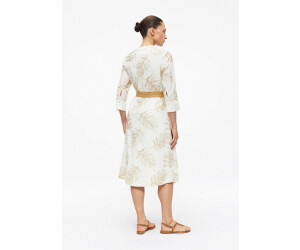 s.Oliver Leichtes Kleid mit Stickerei und Gürtel creme|beige 2180644. ...