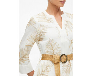 s.Oliver Leichtes Kleid mit Stickerei und Gürtel creme|beige 2180644. ...