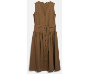 s.Oliver Leinenmix-Kleid mit Raffung braun 2179144.8918. ab 79.99 ...
