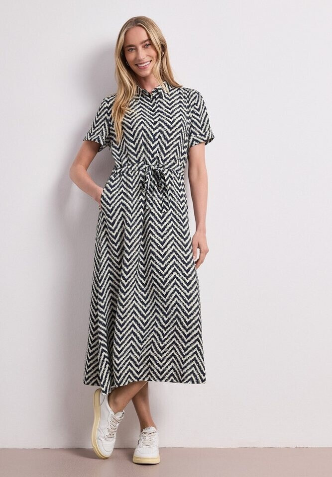 Street One Midi-Kleid mit Zick-Zack-Muster Blau (A14483421238) ab 55.99 ...