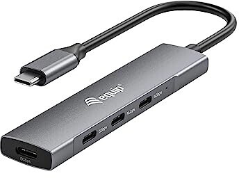 Equip USB-Hub 4-Port 3.2/C->4x3.0 5Gbps o.Netzteil gr (128963) ab 19.79 ...