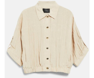s.Oliver Schimmernde Hemdjacke mit 3/4-Ärmeln beige 2177956.8048. ab 96 ...