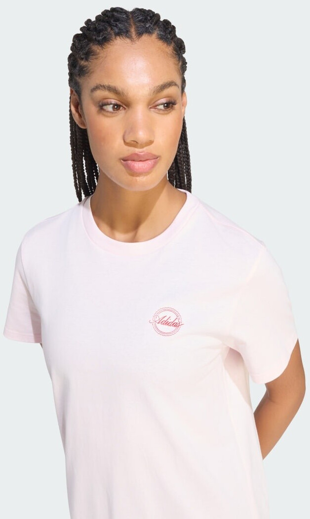 Adidas TRAVEL GRAFIK T-SHIRT; LOCKER GESCHNITTEN Distilled Pink (KT2729 ...