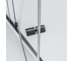 Bernstein NT606 Flex Nischendusche Drehtür 110x195cm, 6mm ESG Klarglas ...