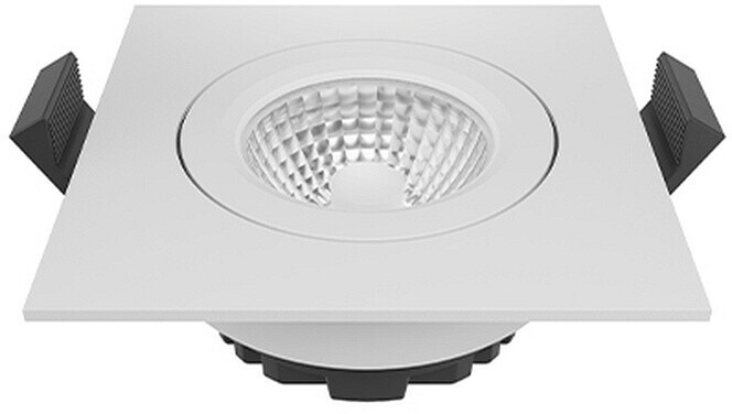 Sigor DILED 68 LED-Einbauleuchte 6W 3000K eckig dimmbar weiß (5734201 ...