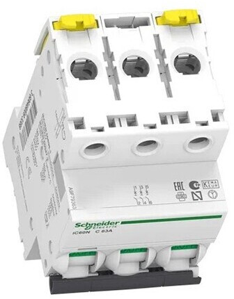 Schneider Electric iC60N Disjoncteur 3P Courbe C 20A 6000A (A9F79320 ...