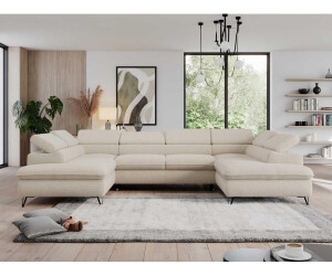 MKS Pedro U Wohnlandschaft Bouclé Beige U-Form 6-Sitzer (800000611299 ...