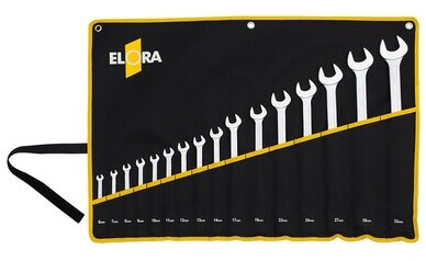 Elora Ringmaulschlüssel-Satz DIN 3113 Form B 18-teilig 8-34mm (205S ...