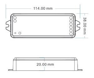 ISOLED Sys-Pro+ Zigbee 3.0 Funk PWM-Dimmer 1-5 Kanal 12-24V DC 5x3A ...