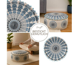Marrakesch Orient & Mediterran Interior Garet Sitzkissen rund 50x25cm ...