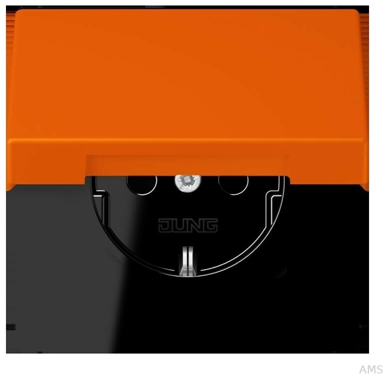 Jung SCHUKO-Steckdose mit Klappdeckel, orange (LC1520BFKL224) ab 44.27 ...