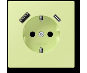 Jung LC1520-15CA222 SCHUKO-Steckdose mit USB Typ AC (LC1520-15CA222) ab ...