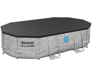 Bestway Steel Pro Max Splashview Piscine Hors-Sol Ovale 488x305x107cm ...