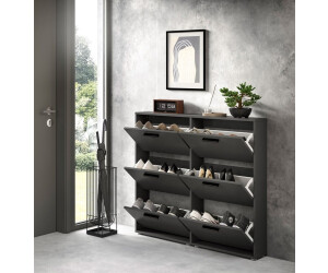 CarryHome Sam Schuhkipper 6 Klappen Anthrazit, 116x103x17cm (83206523-0 ...
