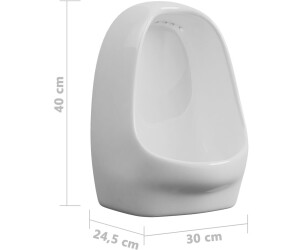 vidaXL Wand-Urinal mit Spülventil, Weiße Keramik (143986) ab 116,99 ...