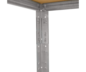 Shelfplaza Eckregal Verzinkt 4 Böden 175kg 155x70x40cm (4115400714C) ab ...
